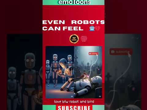 Even Robots Can Feelโฆ ๐ค๐| Emotional AI Story | #EmoToons #emotionalshorts #english #shorts #trending