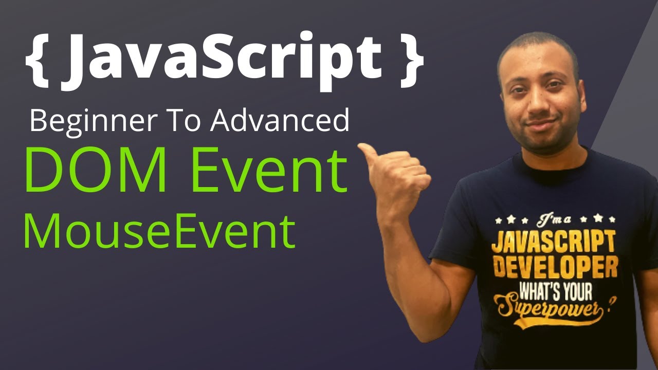 javascript bangla tutorial 64 : DOM Event | MouseEvent