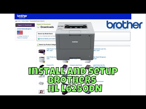 How to install And Setup Brothers HL L6250DN Printer Drivers 2025