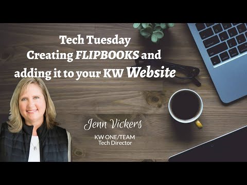 Creating Flipbooks and adding them to your KW Website