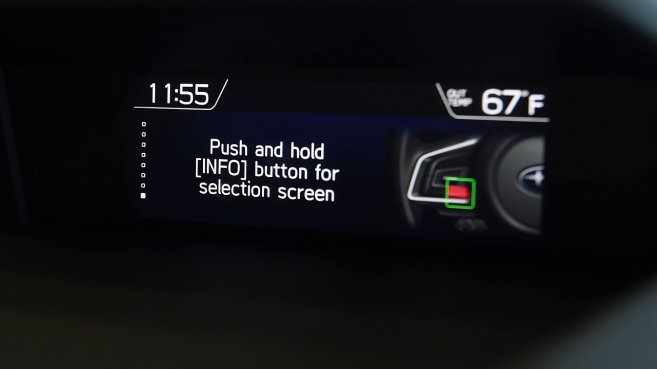 How to Adjust Clock Settings | 2017 Subaru Impreza