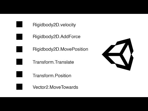 Six Ways You Can Move a 2D Object in Unity