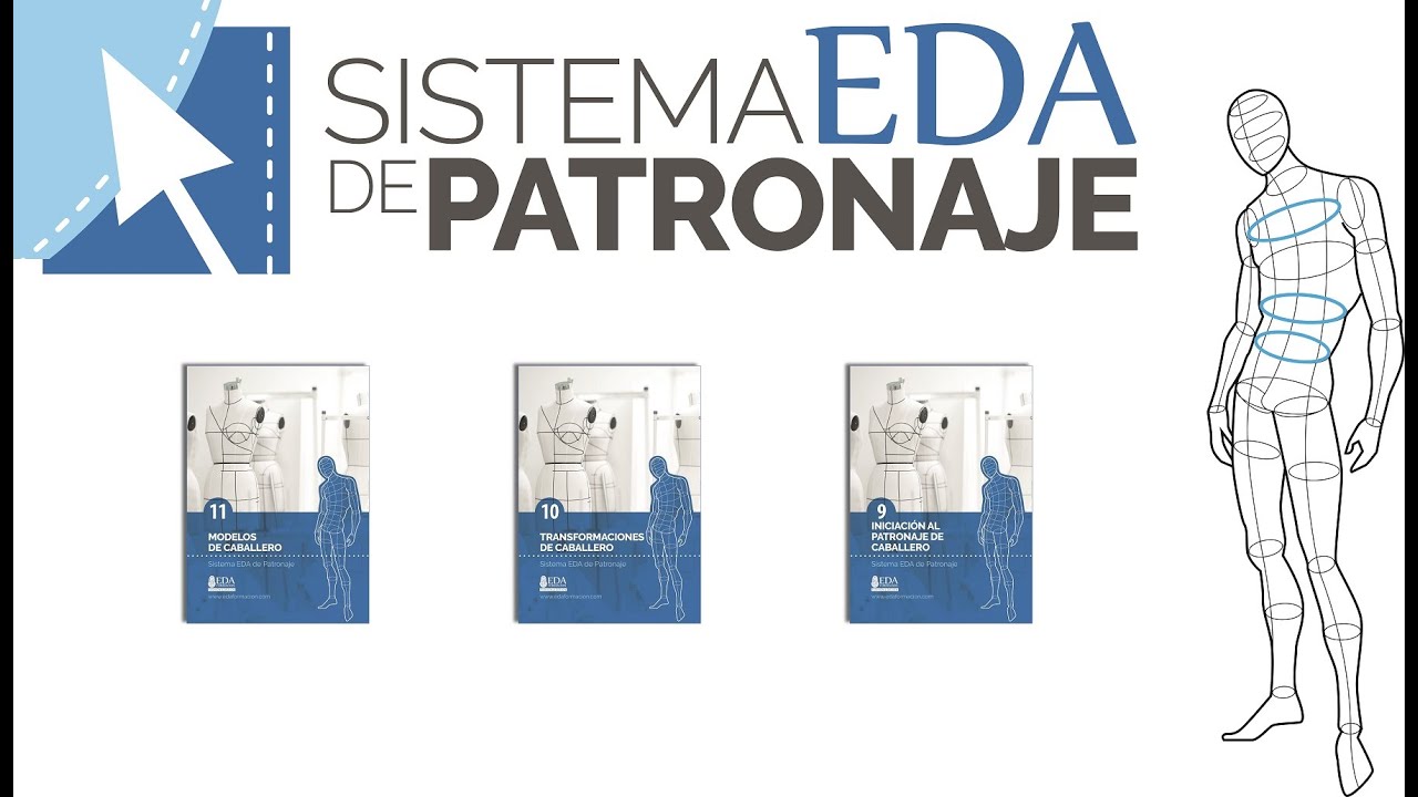 SISTEMA EDA PATRONAJE--RESUMEN 3 LIBROS PDF PATRONAJE CABALLERO