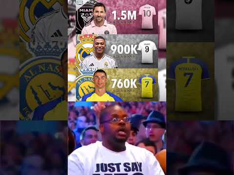 Inter Miami sold 1.5 million Messi Jersey👕 in 1Day☠️👑😱 It's make a world record 🥶☠️ #messi #jersey