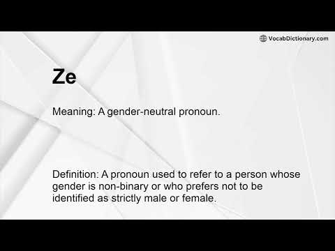 Ze Meaning