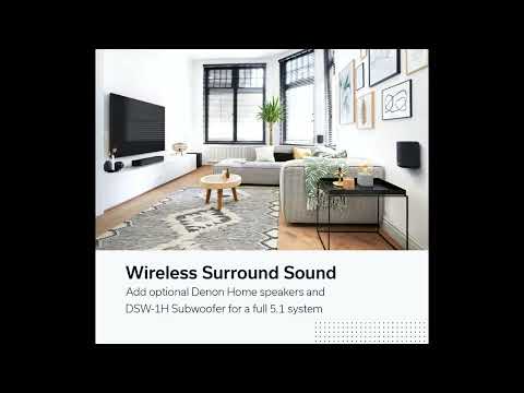 Denon Home 550 Review | Dolby Atmos, HEOS, Alexa & More in One Bar!