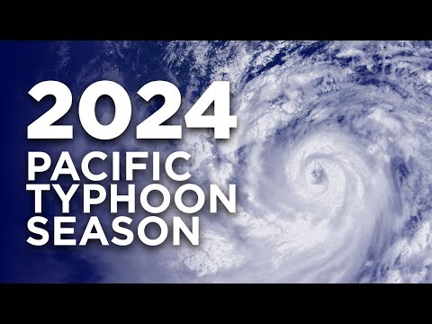 2024 Pacific Typhoon Season Animation