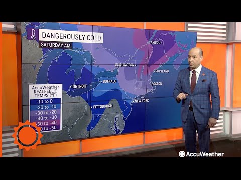 Arctic front to bring dangerously cold weather to the Northeast | AccuWeather