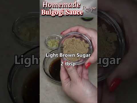 Homemade Bulgogi Sauce | #Shorts