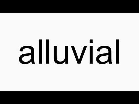 How to pronounce alluvial