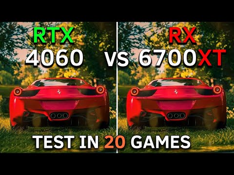 RX 6700 XT vs RTX 4060 | Test In 20 Games at 1080p | 2023