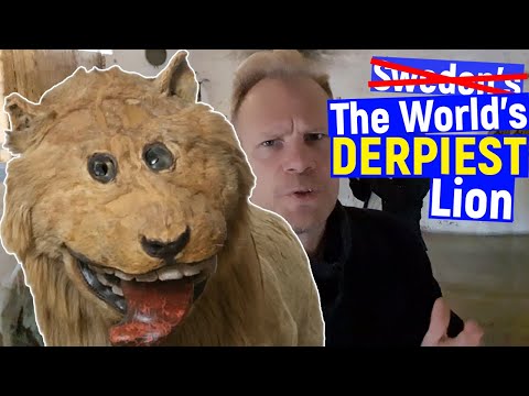 The Derpiest Lion Ever! | Taxidermy Horrors at Gripsholm Castle