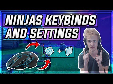 NINJA Fortnite Settings and Keybindings (April 2018)