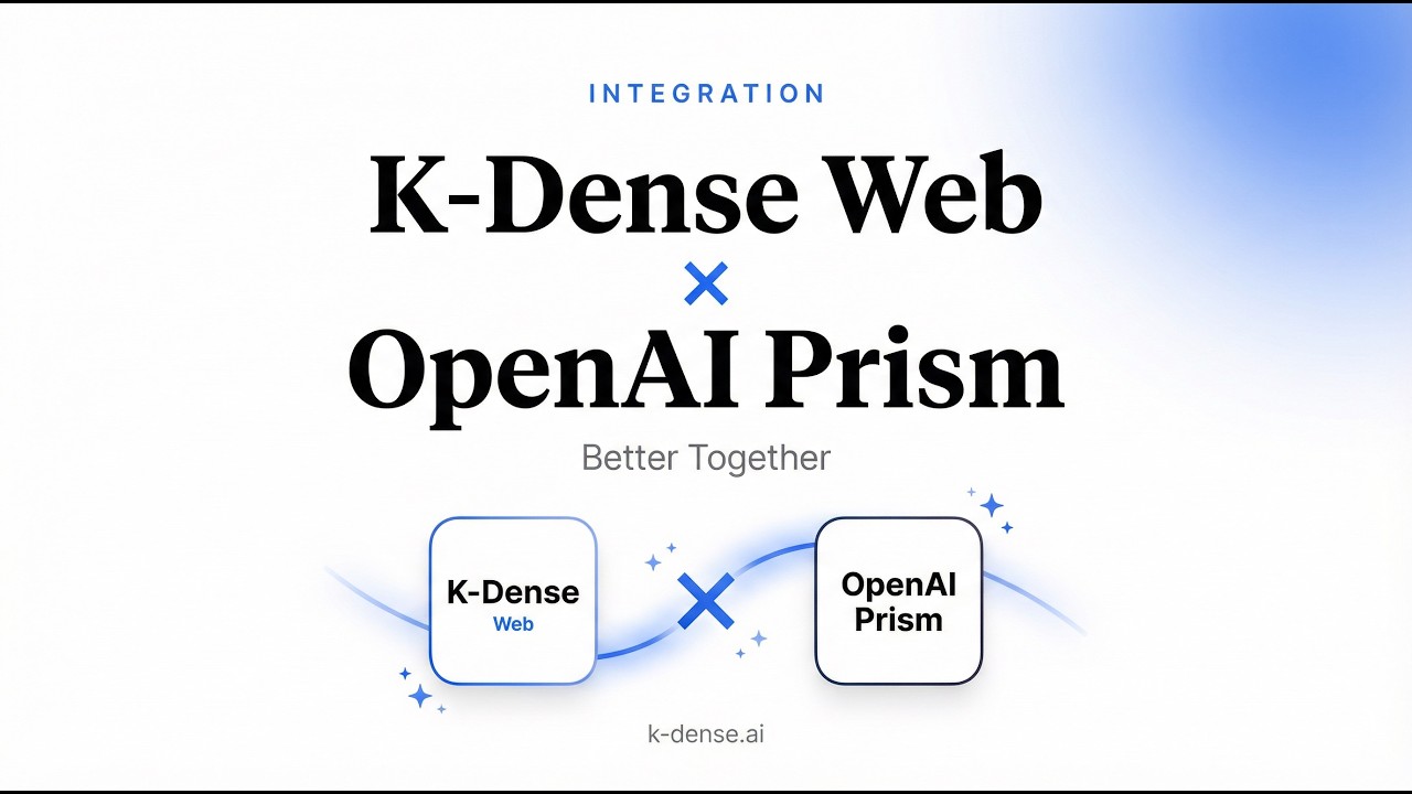 Using K-Dense Web with OpenAI Prism