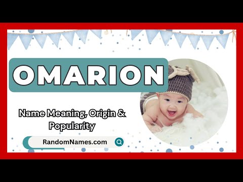 Omarion - Baby Boy Name Meaning, Origin & Popularity - RandomNames.com