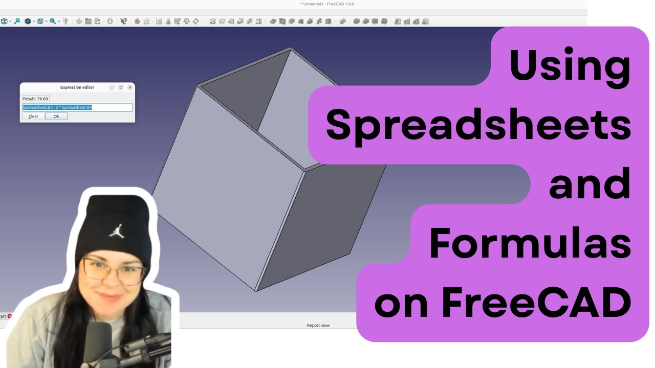 FreeCAD Tutorial: Using Spreadsheets and Formulas to Create Dynamic Models