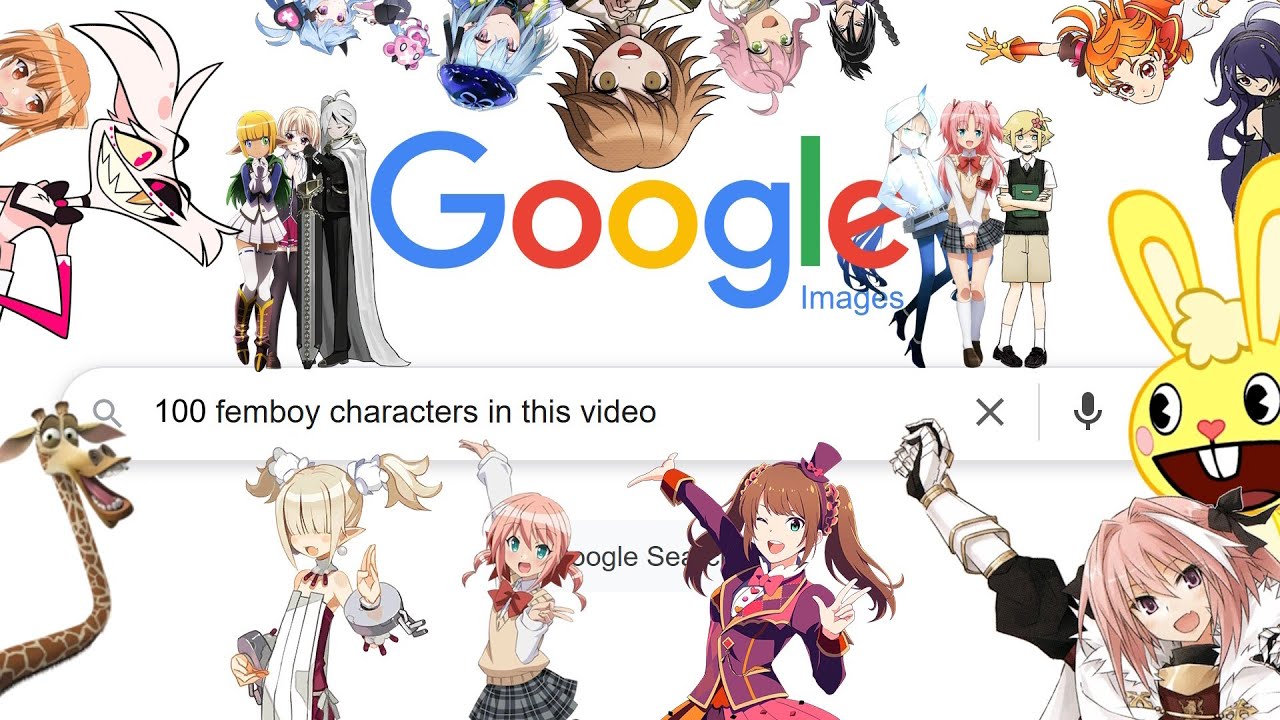 100 femboy characters on Google Images