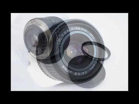 Carl Zeiss Jena 28mm f/2.8 wide angle prime lens with Pentacon/Praktica P mount with Cokin UV filter