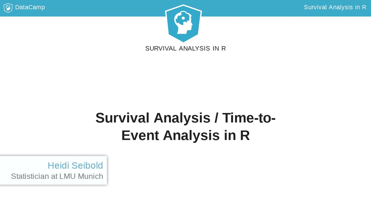 R Tutorial : Survival Analysis / Time-to-Event Analysis in R