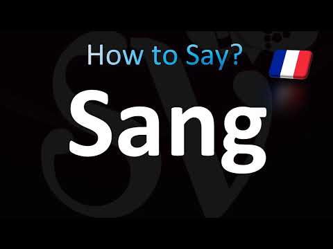 How to Pronounce Sang (French, Blood)