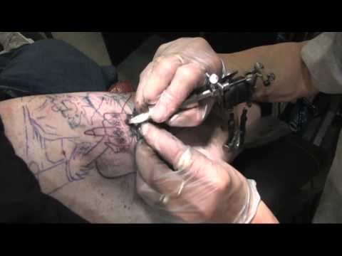 Tattoo Sessions: Reaper Cover-up on Gregg, Sweet Tattoo!