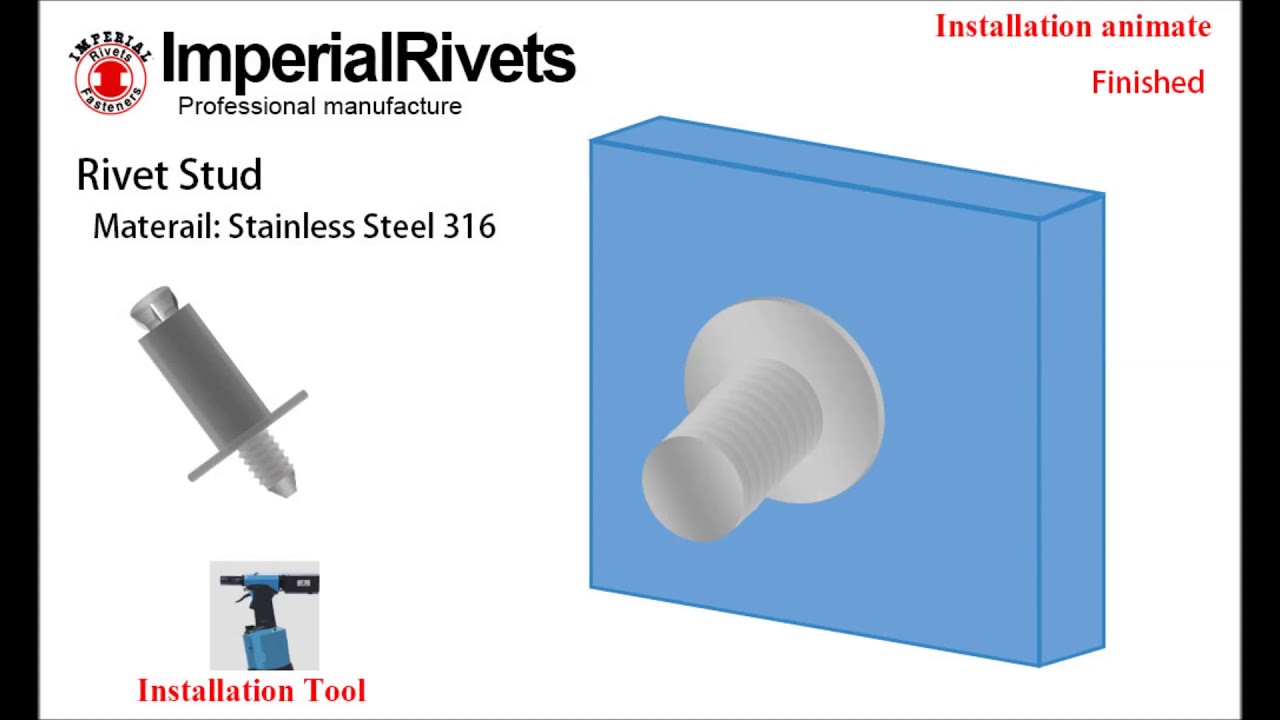 Rivet Stud Installation - Imperial Rivet & Fasteners
