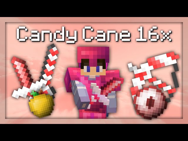 Candy Cane 16x - Pack release Minecraft Texture Pack