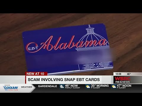 Alabama Dept. of Human Resources warning of SNAP EBT card scam