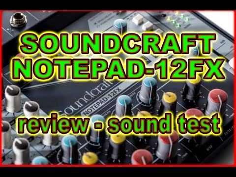 Soundcraft Notepad-12FX iMuso