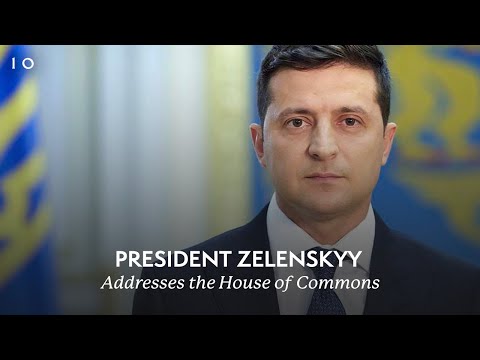 President Zelenskyy of Ukraine addresses MPs in the House of Commons