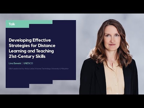 Lina Benete: Developing Effective Strategies for Distance Learning