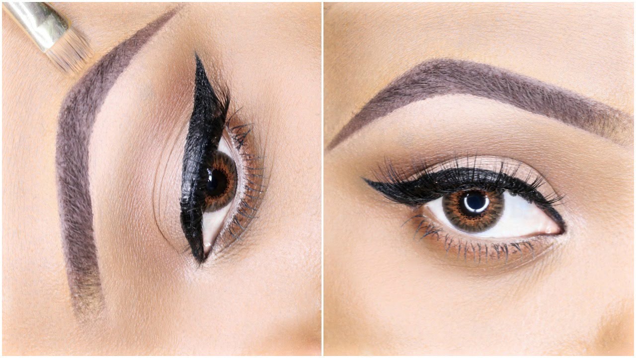 EASY EYEBROW TUTORIAL : (MY BROW ROUTINE) - HOW TO FILL IN & SHAPE YOUR BROWS | OMABELLETV