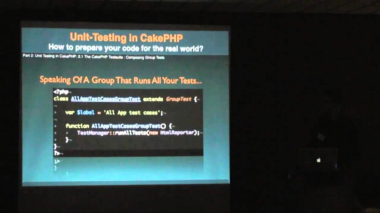 Tim Koschuetzki - Unit Testing in CakePHP - How to prepare your code for the real world