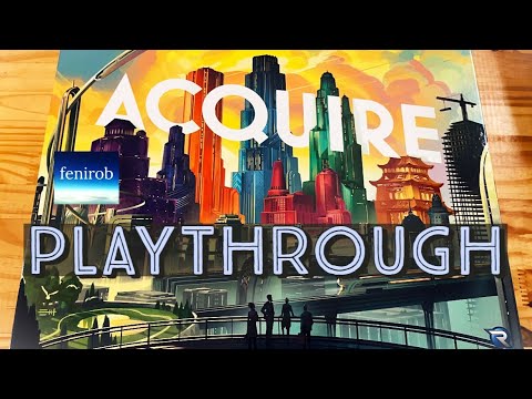 Acquire Board Game | Playthrough