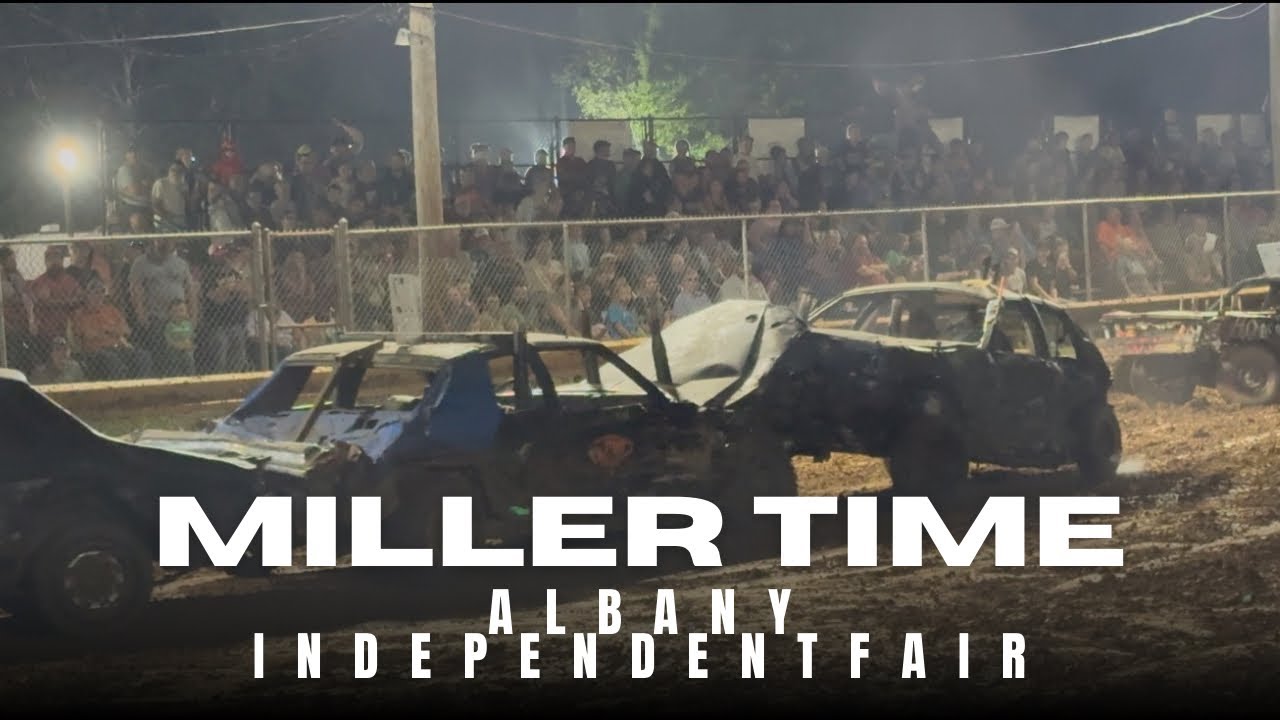 Albany Independent Fair Demolition Derby 2025 – Miller Time Madness