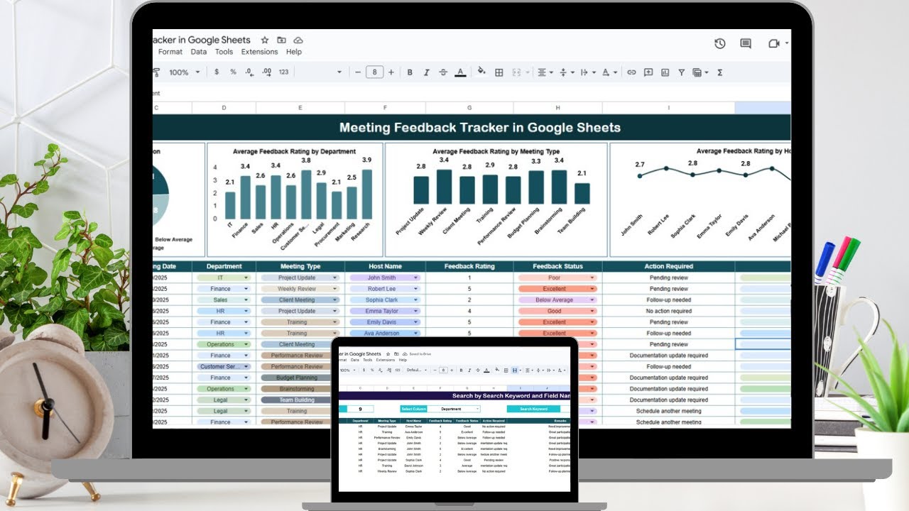 Meeting Feedback Tracker in Google Sheets