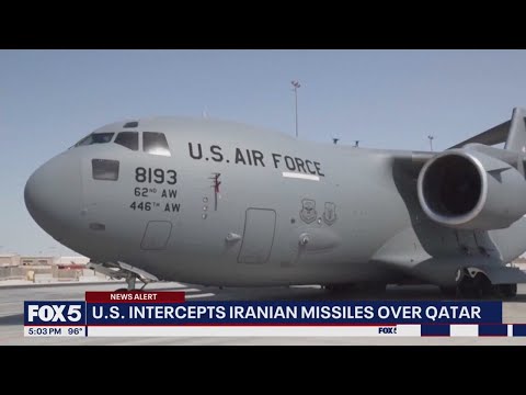 Iranian missiles intercepted by U.S. over Qatar
