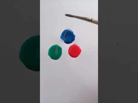 Three colours mixed Red, Blue, Green #satisfying