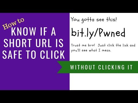 How to check a short URL before clicking it