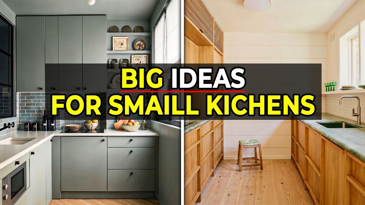 13 Design Tips To Maximise A Small Kitchen - Space Saving Hacks