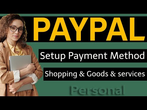 How To Setup Paypal Payment Method For Shopping and Goods and Services