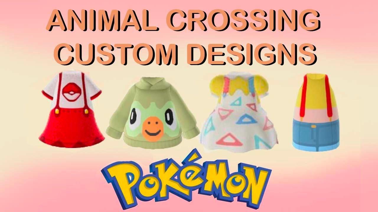 100 + POKEMON ANIMAL CROSSING ACNH CUSTOM DESIGNS