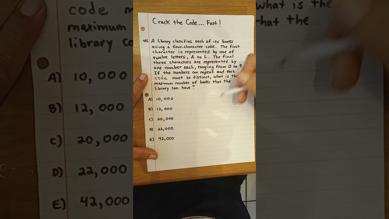 Crack this Code if you Can...in Under One Minute!   #shorts #maths #statistics