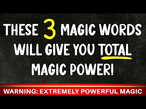 See The 3 WORDS To Get *ANY* Real Spell Miracle!!