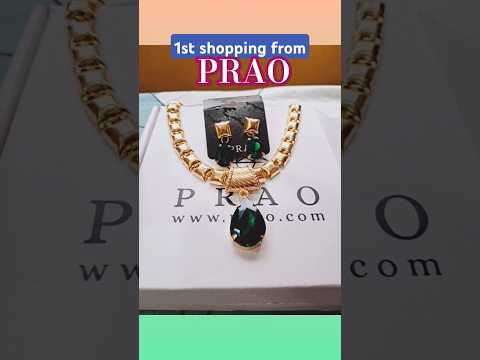 all jewelleries ₹199 😃 1st purchase from #PRAO ❤️ #jewellery #praohaul #sandeepmaheshwari