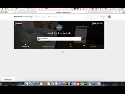 How to register Facebook developers and create app.