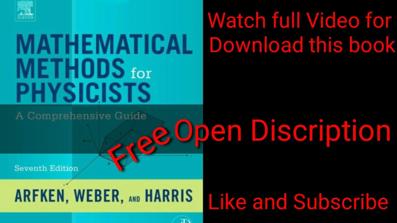 Download Mathematical method for physicist by Arfken, Weber, Harris VPSG LIBRARY