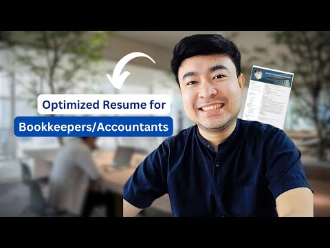 Optimized Resume for Bookkeepers/Accountants with No Experience | Hacks & Keywords to Stand Out