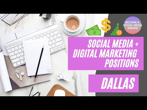 Dallas, TX. Thousands of Career Opportunities in Digital Marketing and Social Media Marketing