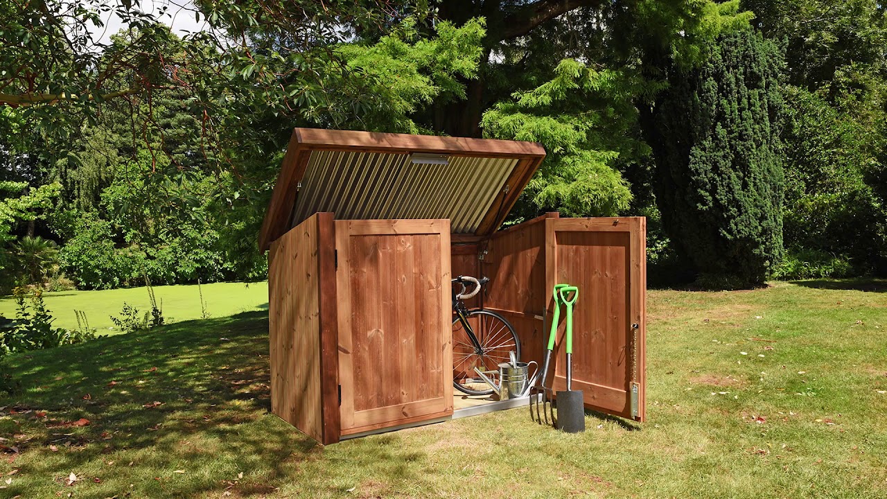 RHS Prestige Traditional Bike Shed - The Garden Trellis Company
